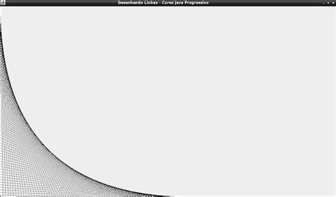 criando alguns desenhos interessantes apenas com linhas java progressivo