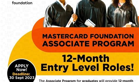 Fully Funded Start Your Career Now By Applying For This Mastercard Foundation Associate Program