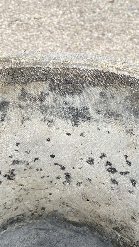 Vtg Henri Studio Concrete Cement Round Classical Cherub Garden Planter