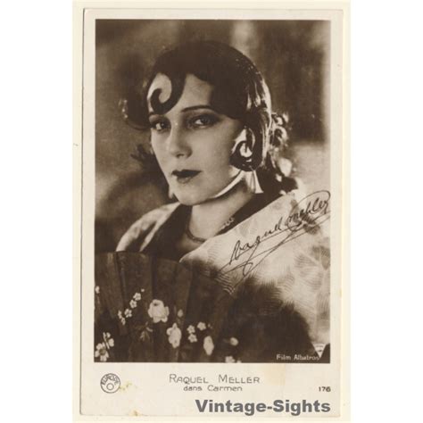 Raquel Meller Actress Europe 176 Vintage Rppc 1920s1930s