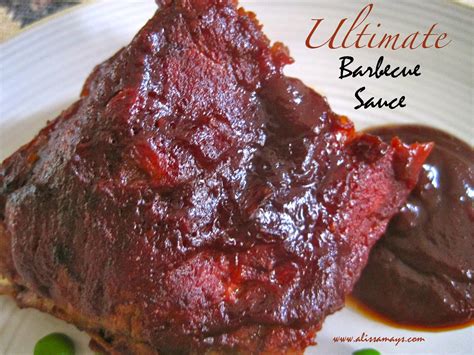 Alissamays Ultimate Barbecue Sauce