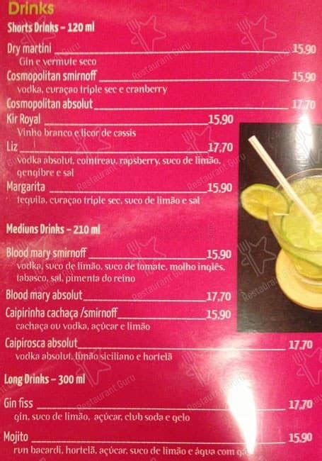 Menu At Liz Café São Paulo