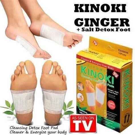 Kinoki Cleansing Detox Foot Patches 10 Adhesive Pads Kit Natural