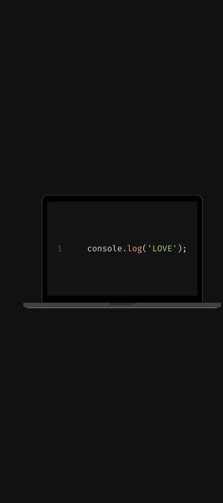 319x720 I Love Coding Log 319x720 Resolution Wallpaper Hd Minimalist