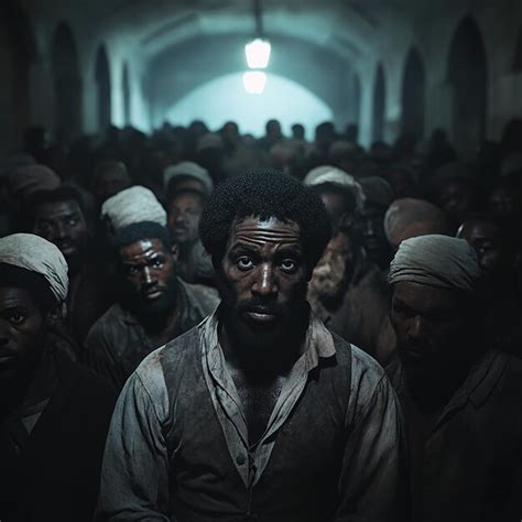 Quotdark Moody Scene Of A Slave Auction In The 1800squot Premium Ai