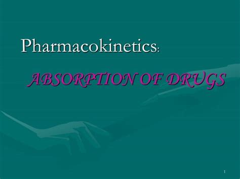 Absorption Of Drug Pdf