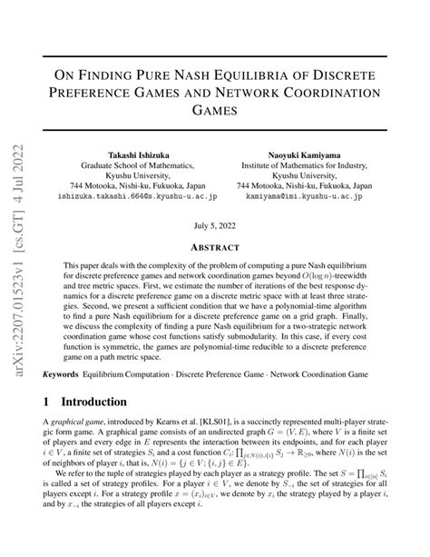 On Finding Pure Nash Equilibria Of Discrete Preference Games And
