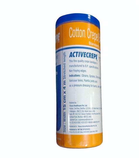 Activecrepe Cotton Crepe Bandage 15 Cm X 4 M At Rs 350piece In