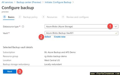 protecting azure blobs using azure backup charbel nemnom mvp mct ccsp cism cloud