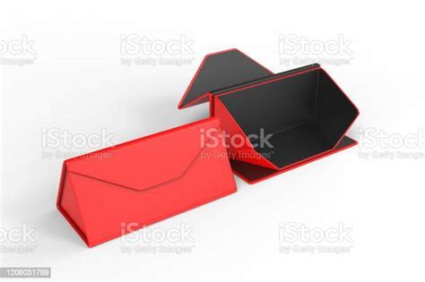 브랜딩 디자인을 위한 선글라스용 빈 접이식 삼각형 마그네틱 하드 케이스 박스 3d 렌더링 그림입니다 0명에 대한 스톡 사진 및 기타 이미지 Istock