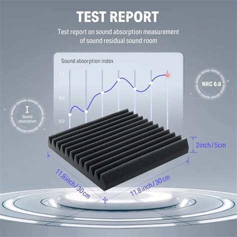 Noise Reduction Polyurethane Acoustic Foam Acoustic Panels Foam