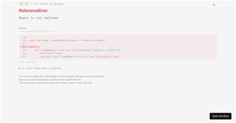 Namaste React Codesandbox