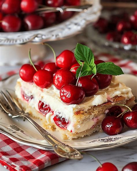 No Bake Cherry Eclair Dessert Recipe Quick And Sweet Recipes