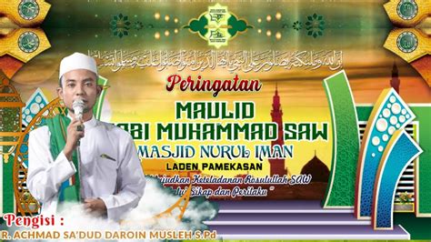 Ceramah Lora Sa Dud Daroin Musleh AA Full Kocak YouTube