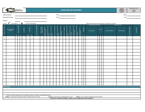 Amip Sso For 12 Inspeccion De Extintores Ver Pdf