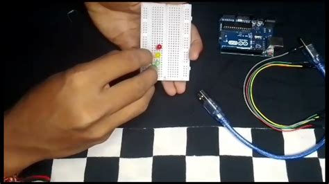 Rangkaian Arduino Lampu Lalu Lintas Youtube
