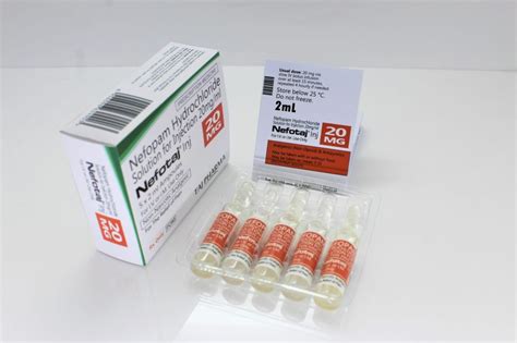 Nefopam Hcl 20 Mg Injection Suppliers And Gmp Manufacturer