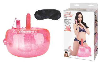 Lux Fetish Inflatable Sex Chair W Vibrating Dildo