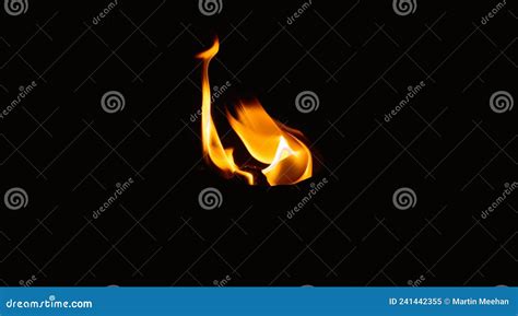 Naked Flame In Darkness Stock Image Image Of Darkness