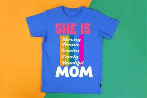 She Is Mom Mom Life Quote Graphic By Mdyasingd561 · Creative Fabrica