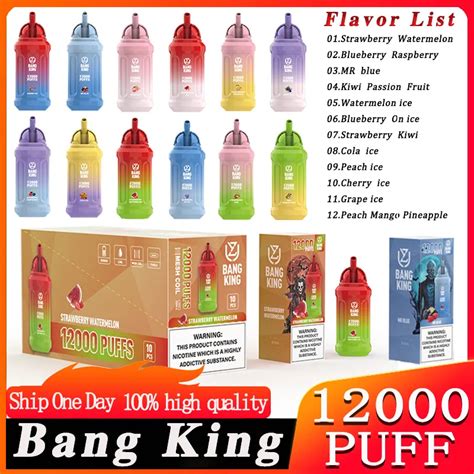 Original UZY Bang King Puffs Puff K Disposable E Cigarette Vaporizer