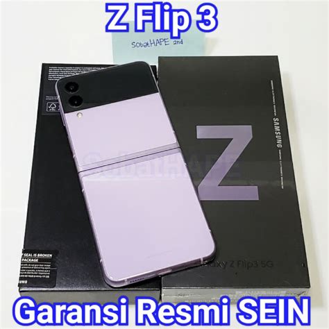 Jual HP Samsung Z Flip 3 256GB 5G Resmi SEIN Dual Sim Second Mulus