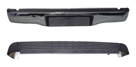 Paragolpe Trasero Recto Cromado C Pisader Toyota Hilux Cuotas Sin Inter S