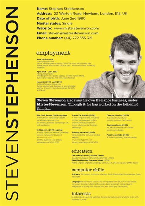 30 Brilliant Creative Resumés