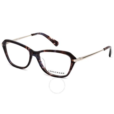 Longchamp Ladies Brown Cat Eye Eyeglass Frames Lo261725253 886895344371