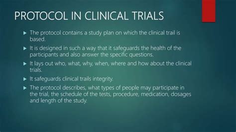 Protocol And Crf In Clinical Trialspptx