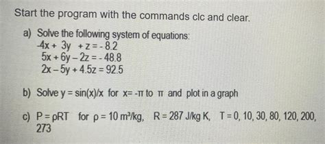 [solved] pla use matlab for this excersices start the progr