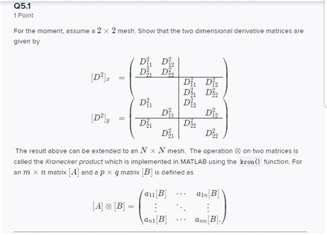 Q5 Two Dimensional Boundary Value Problems 5 Points