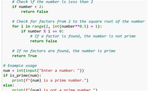 A Simple Python Code For Checking Whether A Given Number Is Prime Or