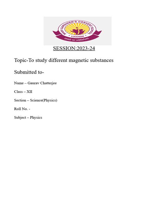 Physics Practicle Download Free Pdf Magnet Magnetism Physics Practicle Download Free Pdf Magnet Magnetism