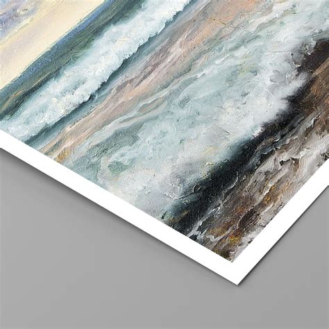 Obraz Plakat Tutaj wygładzisz duszę 40x30cm Pejzaż Morze