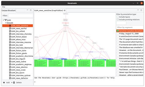Graph Editor Hexatomic User Documentation