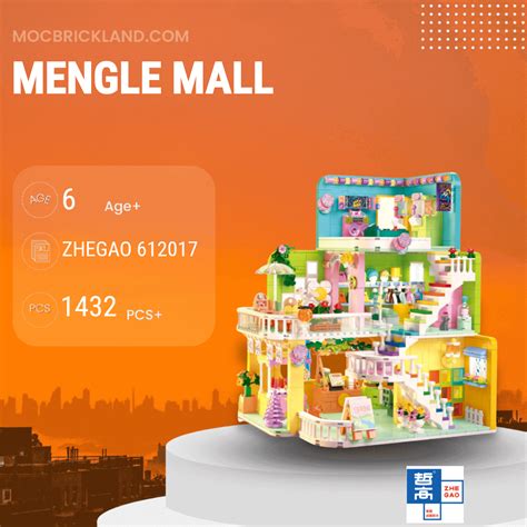 Mengle Mall ZHEGAO 612017 Creator Expert With 1432 Pieces MOC Brick Land
