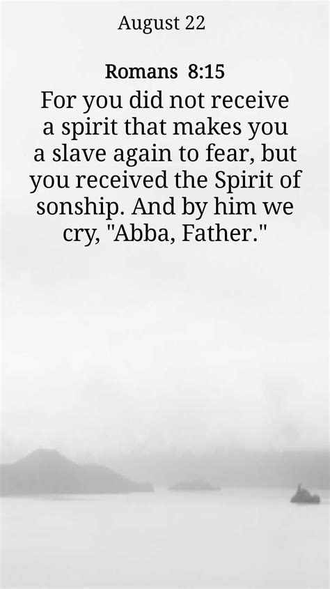 Romans 815 Faith Quote