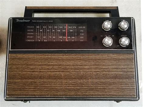 Broadmoor Leather Casing Swamfm Portable Transistor Radio Rare Etsy