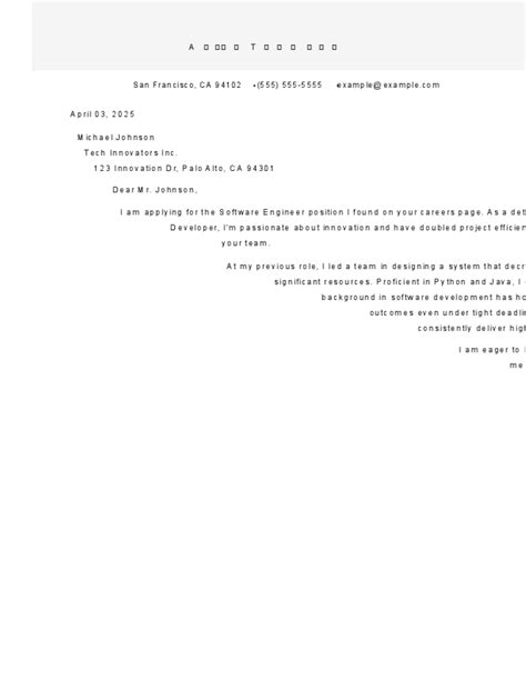 Devops Engineer Cover Letter Examples