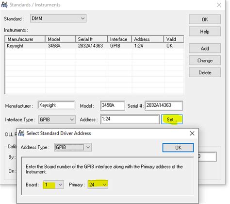how to configure caleasy standard interfaces using ateasy panel and