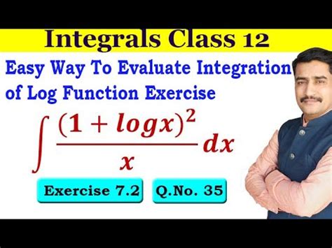 Easy Way To Evaluate Integration Of Log Function Exercise YouTube