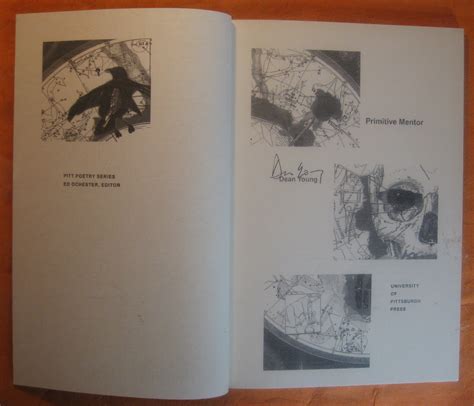 Primitive Mentor Pitt Poetry Series By Young Dean Near Fine Trade
