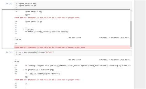 saspy error · issue 417 · sassoftware saspy · github