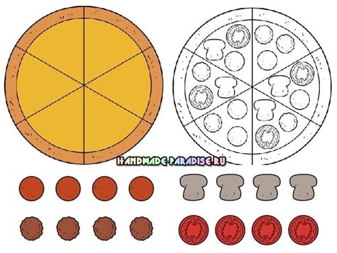 Molde Pizza Artesanato Com Feltro Feltro E Moldes Para Artesanato