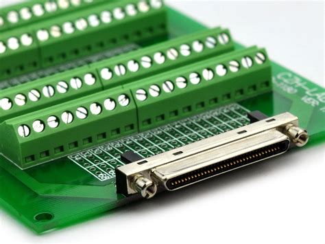 Electronics Salon 68 Pin Vhdci Dsub Scsi 5 Screw Terminal Block