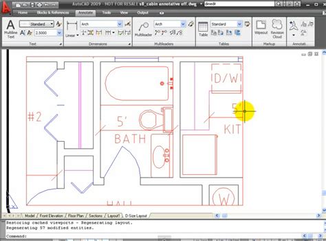 Drawing AutoCAD Annotation Scaling Drawing
