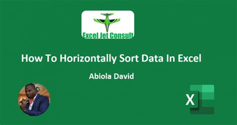 How To Horizontally Sort Data In Excel Data Analytics