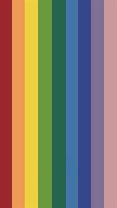Retro Rainbow Vertical Striped Wallpaper