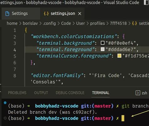How To Change The Integrated Terminal Colors In VS Code Bobbyhadz